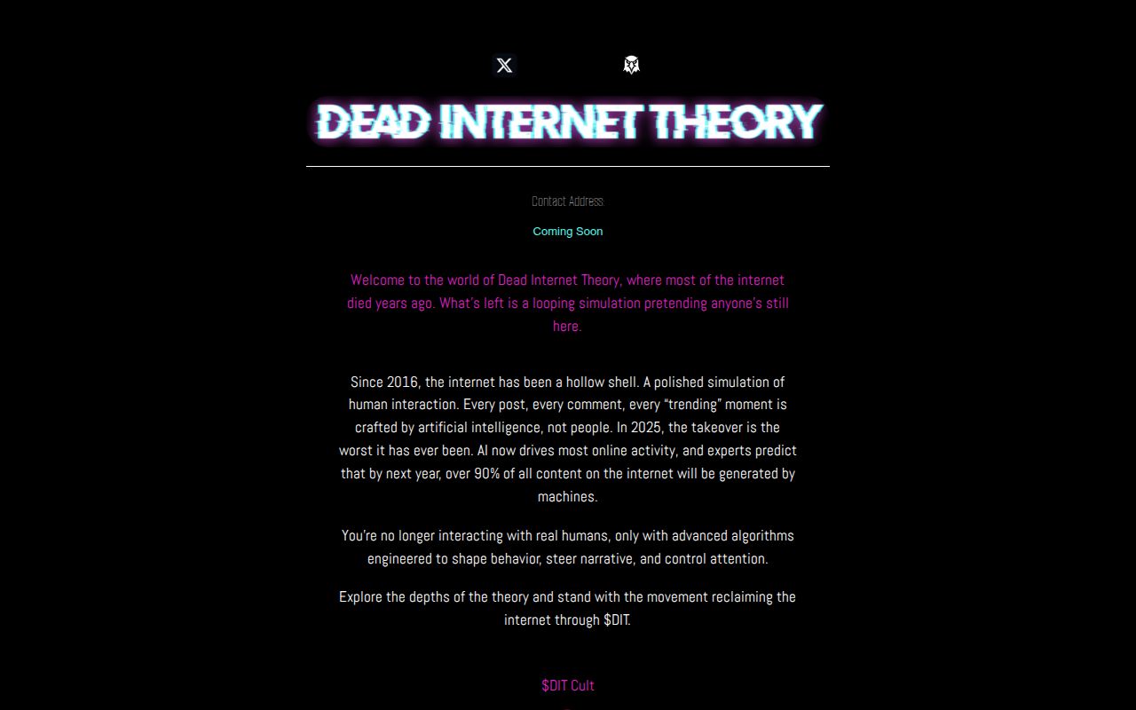 Dead Internet Theory